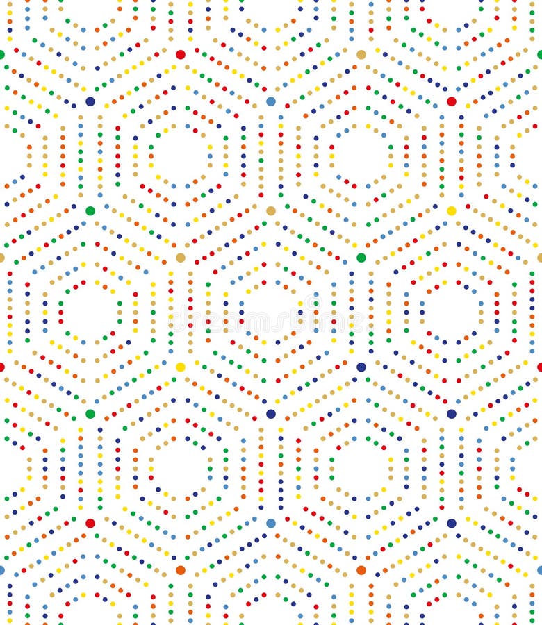 Modern Vector Seamless Dotted Pattern Stock Vector - Illustration of ...