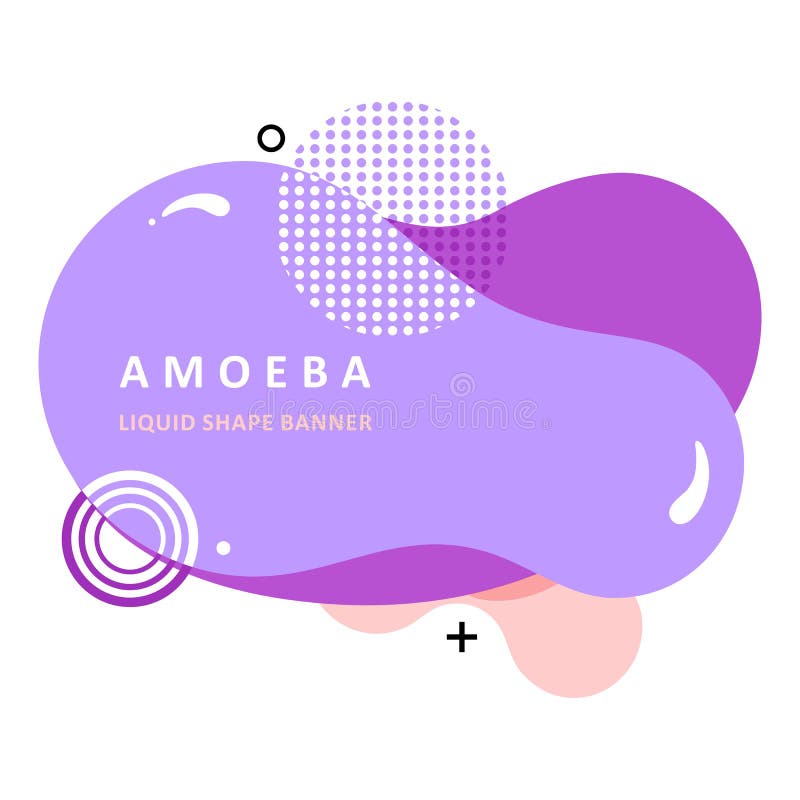 Mosaic Amoeba Design. Trendy Fractal Design. Abstract Colorful Waves ...