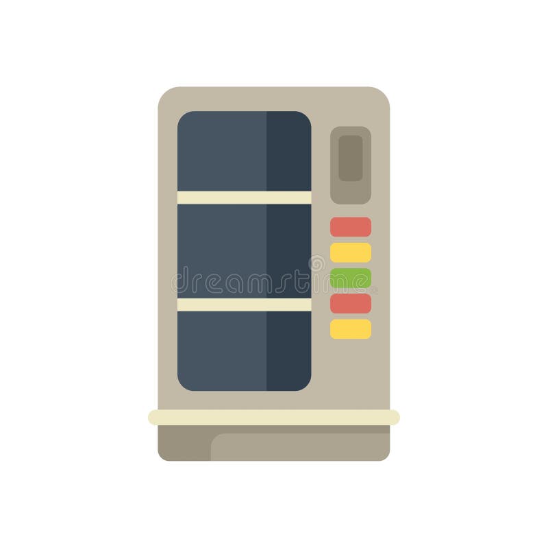 Modern Vending Machine Offering Snacks and Drinks Stock Illustration ... Modern Vending Machine Offering Snacks and Drinks Stock Illustration ...