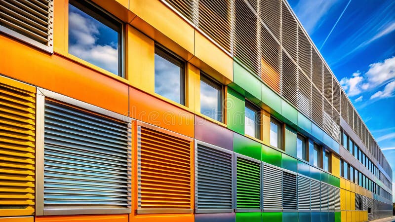 Modern Ventilation System for Exterior Aluminum Composite Panel Walls ...