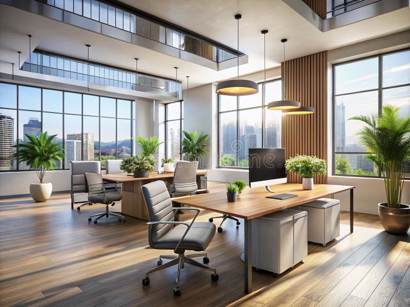 Modern Versatile Open Office Space Awaits Your Personal Touch Spacious ...