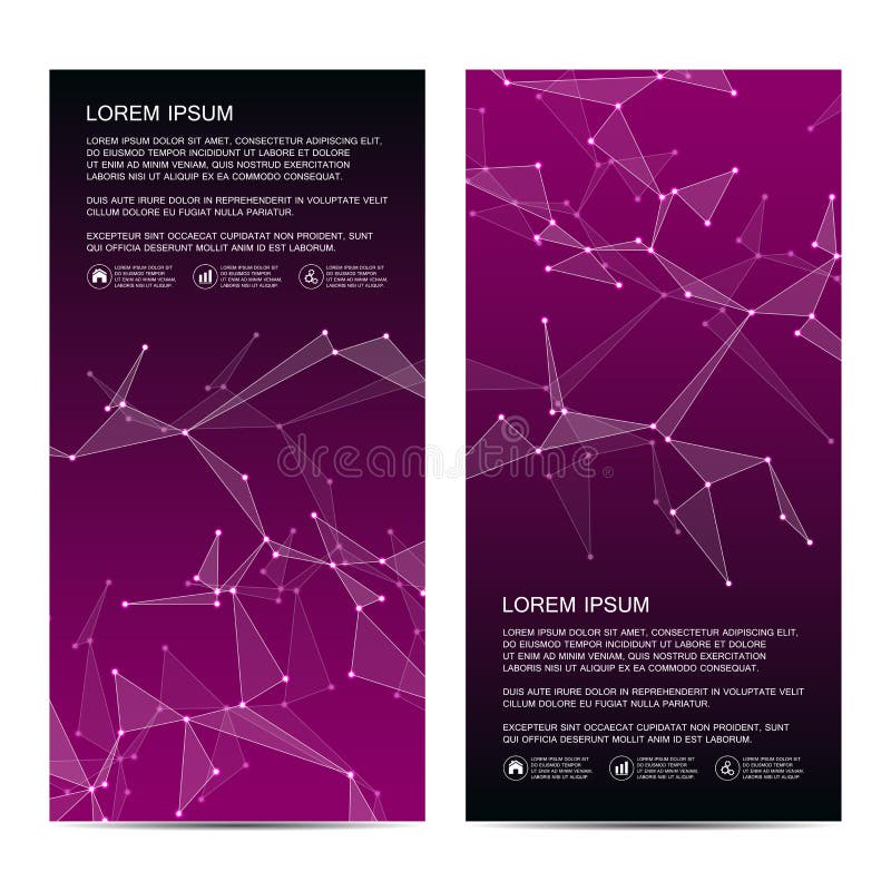 2 of Modern Vertical Scientific Banners. Molecular Structure of DNA and ...