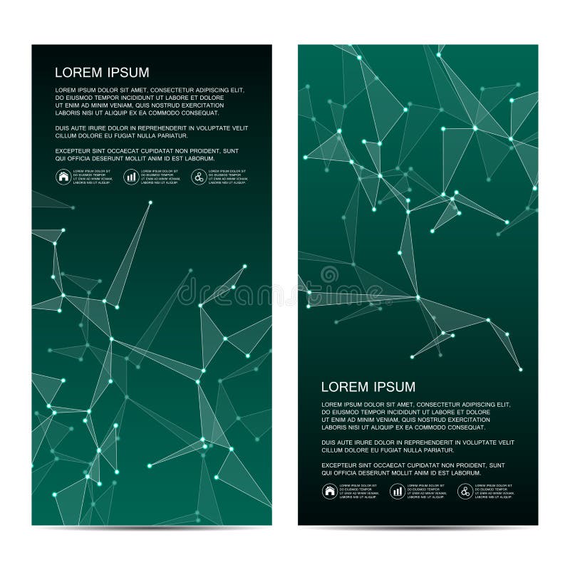 2 of Modern Vertical Scientific Banners. Molecular Structure of DNA and ...