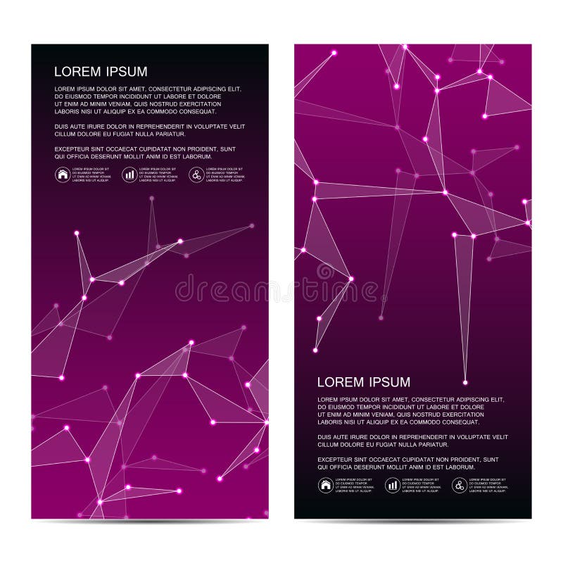 2 of Modern Vertical Scientific Banners. Molecular Structure of DNA and ...