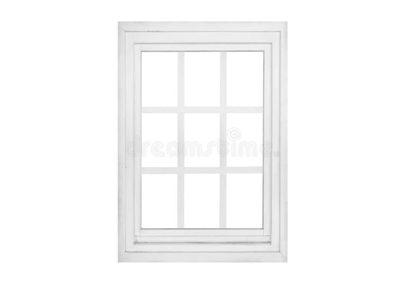 Modern Vertical Single Wing White Window with Two Vertical and Two ...