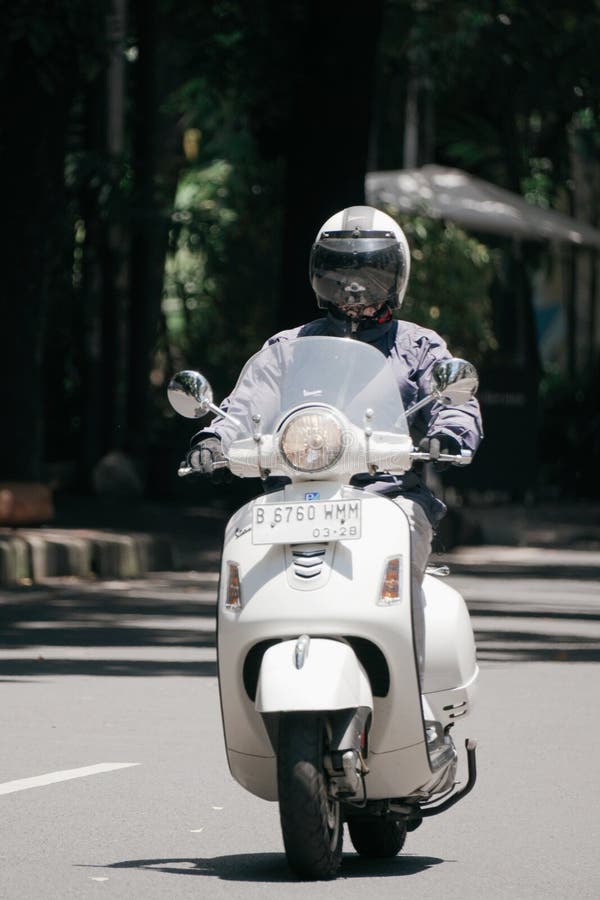 Modern Vespa white editorial stock photo. Image of modern - 307561093