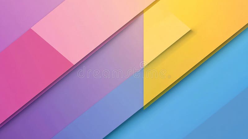 Modern and Vibrant Background, Abstract Figures in Colors, Soft and ...