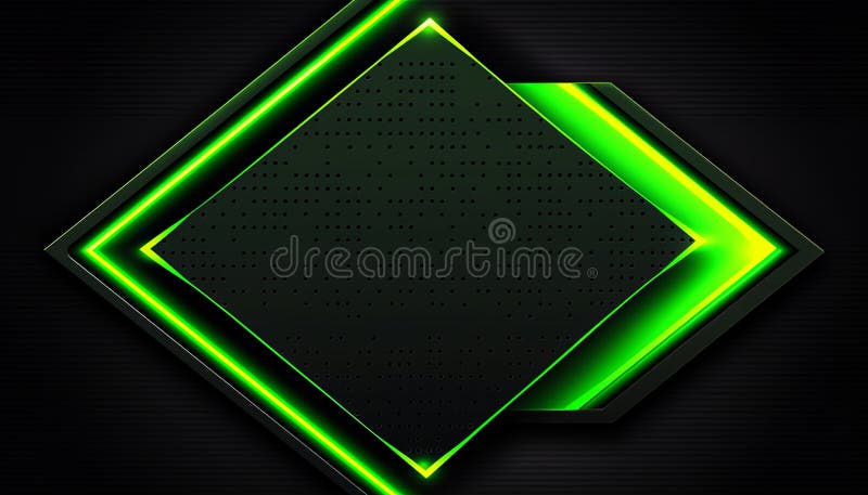 Modern and Vibrant Neon Green Arrow Abstract Background Design for ...