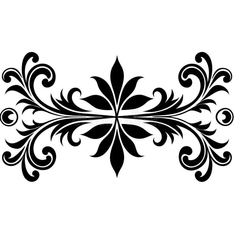 Vector Art Deco Victorian Baroque Room Divider with Modern Elements ...