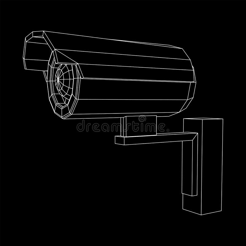 Modern Video Camera. Webcam Viewing Area Stock Vector - Illustration of ...