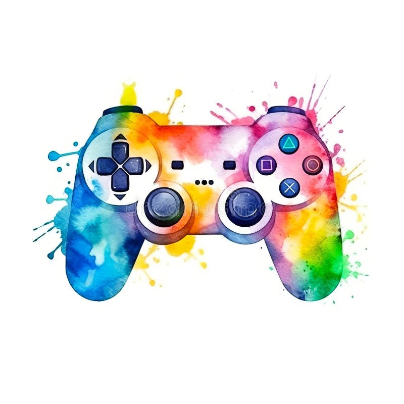 Controller Watercolor Stock Illustrations – 48 Controller Watercolor ...