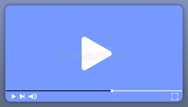 Modern video player stock vector. Illustration of recorder - 170821702