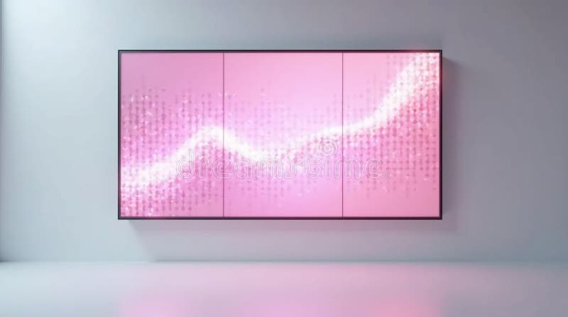 Pink Videowall Display Digital Signage Led Screen Monitor Advertising ...
