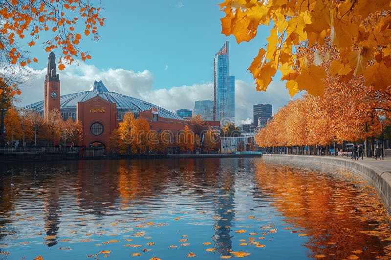 A Modern View of Urbis in Manchester, Highlighting Its Architectural ...