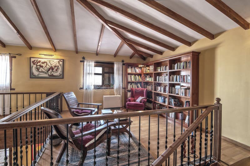 Modern villa stock image. Image of view, villa, chair - 43174401