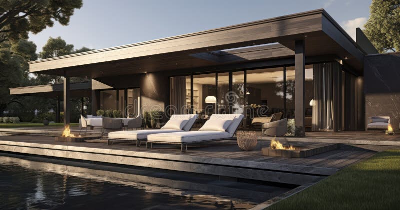 A Modern Villa with Open-Plan Elegance and a Private Terrace Retreat ...