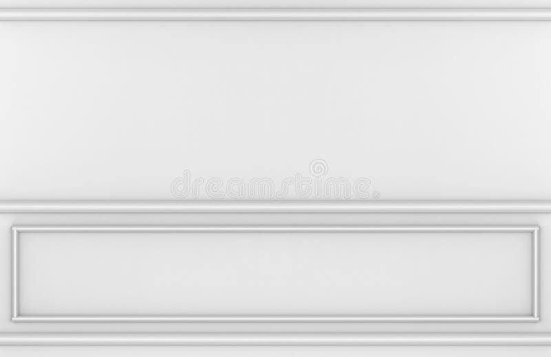 3d Rendering. Modern Vintage Classical Style Molding Square Pattern ...