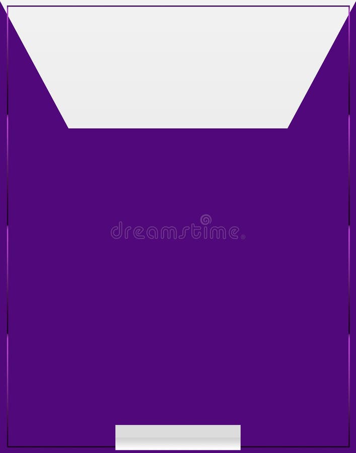 Modern Violet Empty Frame Template Design-for Social Media, Banner ...
