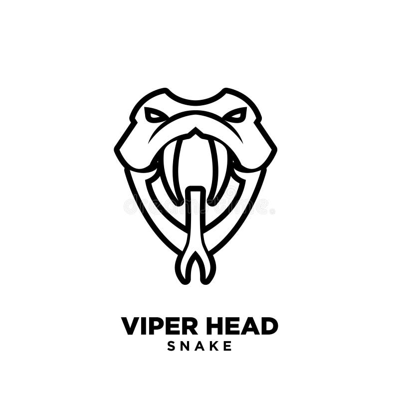Viper Head Logo and Symbol Vector Stock Vector - Illustration of gaming ...