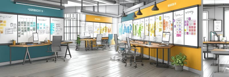 Virtual Coworking Space with Floating Task Boards Designed for ...