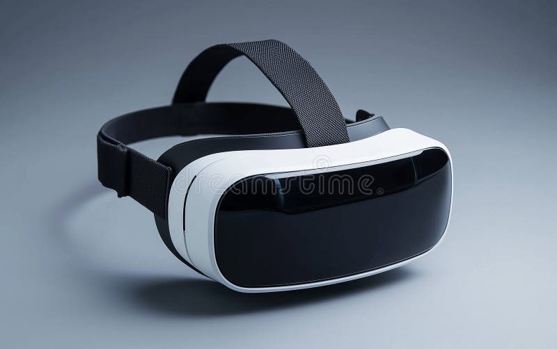 Modern Virtual Reality Goggles with a Minimalistic Design Stock ...