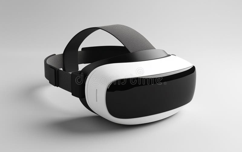 Modern Virtual Reality Goggles with a Minimalistic Design Stock ...