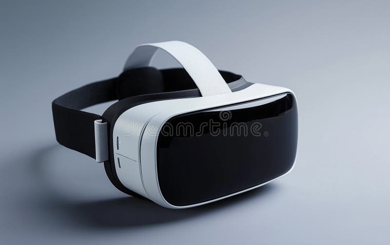 Modern Virtual Reality Goggles with a Minimalistic Design Stock ...