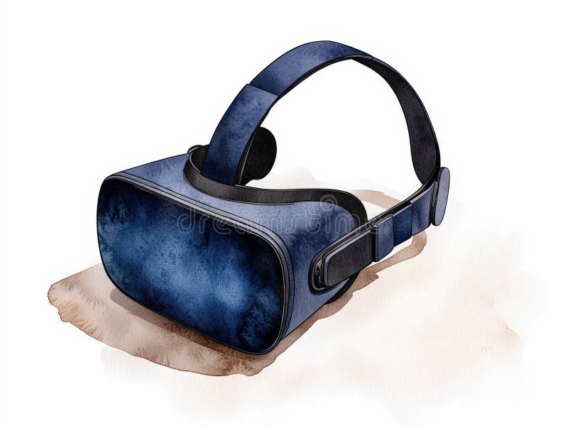 A Modern Virtual Reality Headset Featuring a Sleek Design Perfect for ...