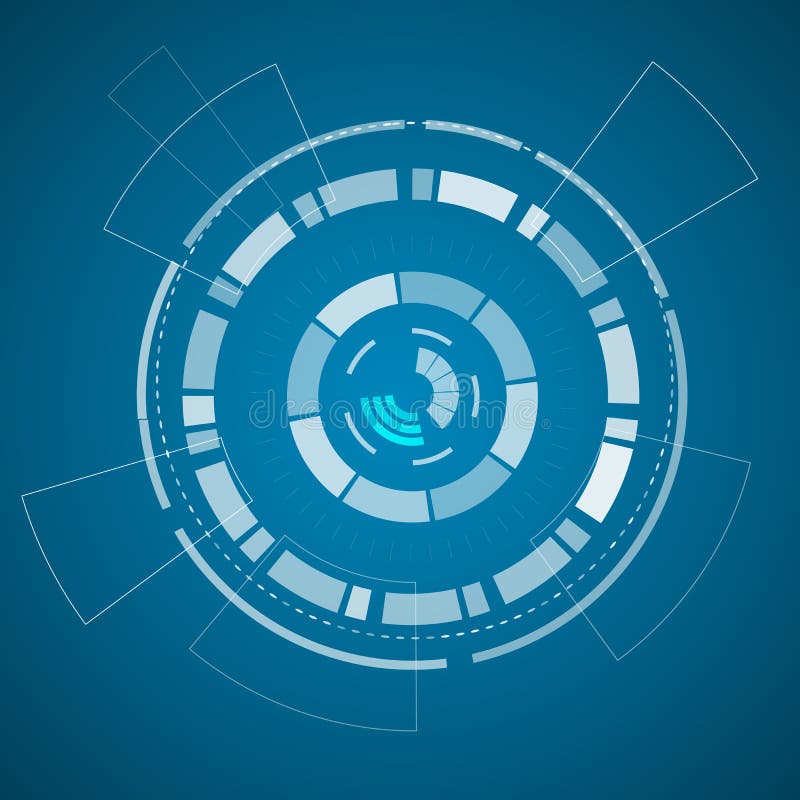 Modern Virtual Technology Background Poster Stock Vector - Illustration ...