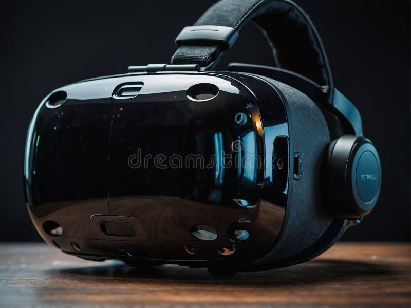 Modern Virtual Vision Virtual Reality Headset Stock Illustration ...