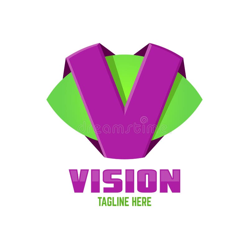 Modern Vision Logo. Vector Illustration. Stock Vector - Illustration of ...