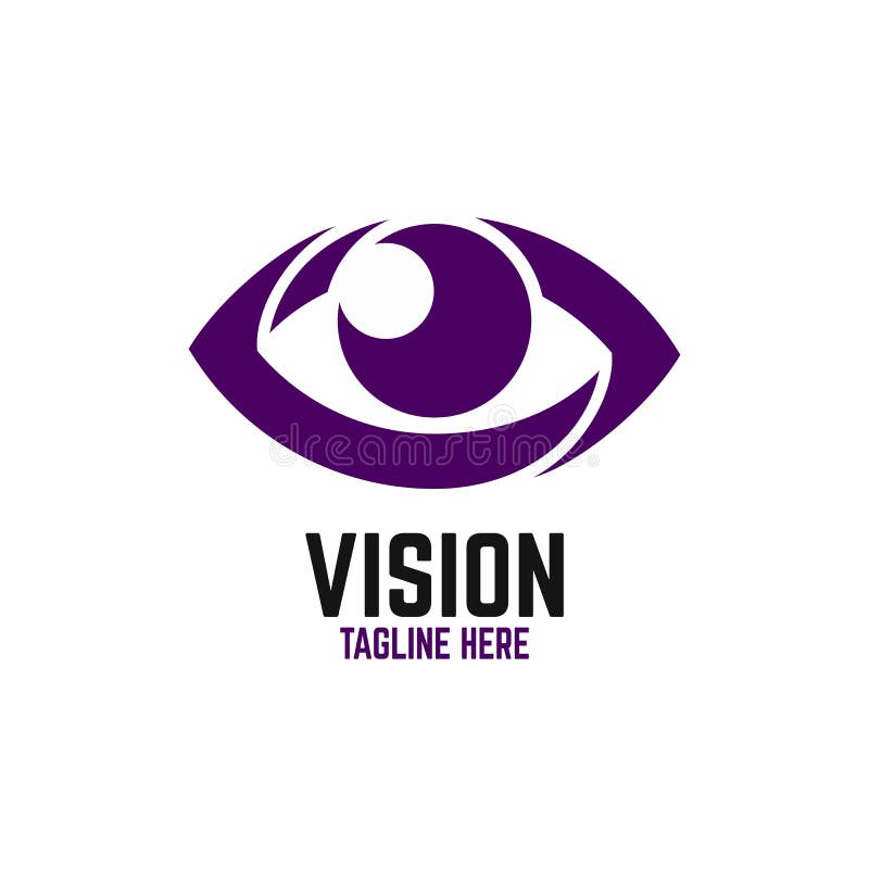 Modern Vision Logo. Vector Illustration Stock Vector - Illustration of ...