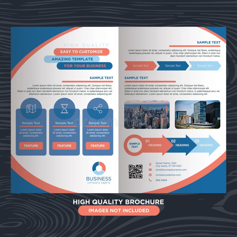 Creative business brochure stock illustration. Illustration of label ...