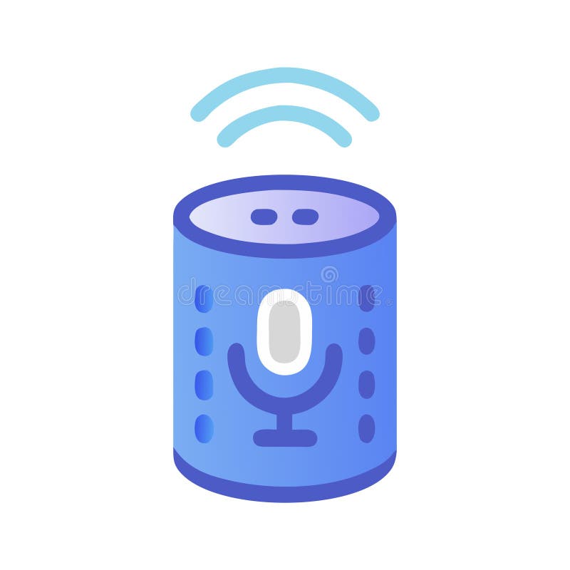 Modern Voice Assistant Icon for User Convenience Stock Vector ...