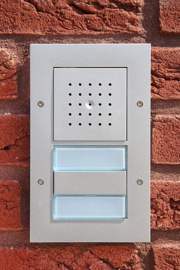Modern Voice Intercom System Stock Photo - Image of access, alert: 24338722