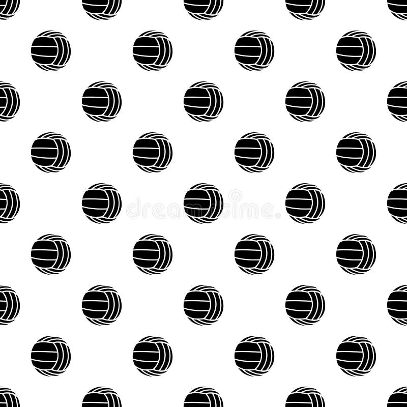 Modern Volleyball Pattern Vector Seamless Stock Vector - Illustration ...