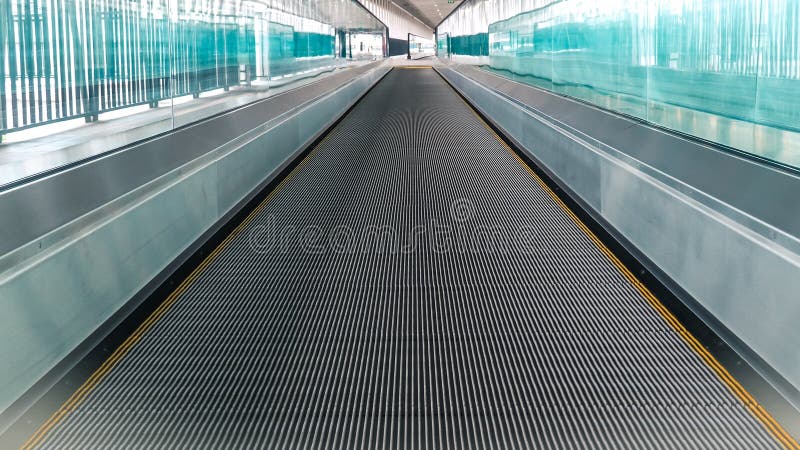Escalator Runway stock photo. Image of hasty, lift, hurry - 16427980