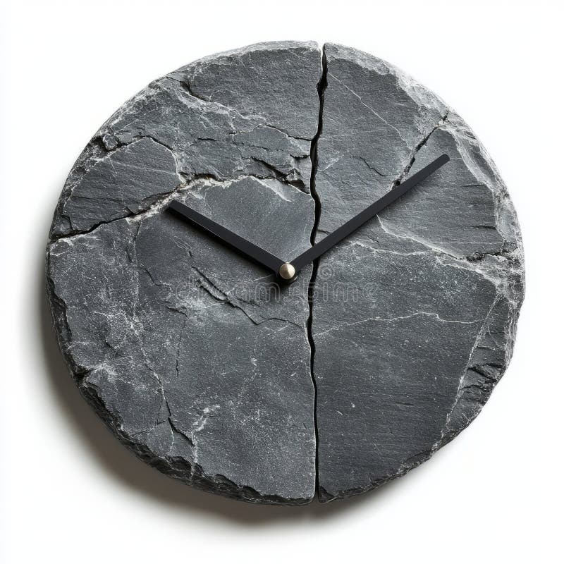 Modern Wall Clock in Minimalist Style with Smooth Hands and a Dial Made ...
