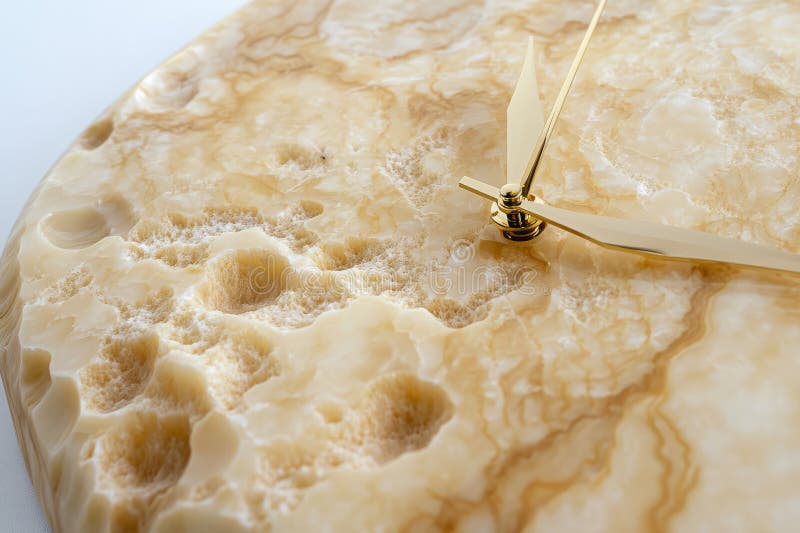 Modern Wall Clock in Minimalist Style with Smooth Hands and a Dial Made ...