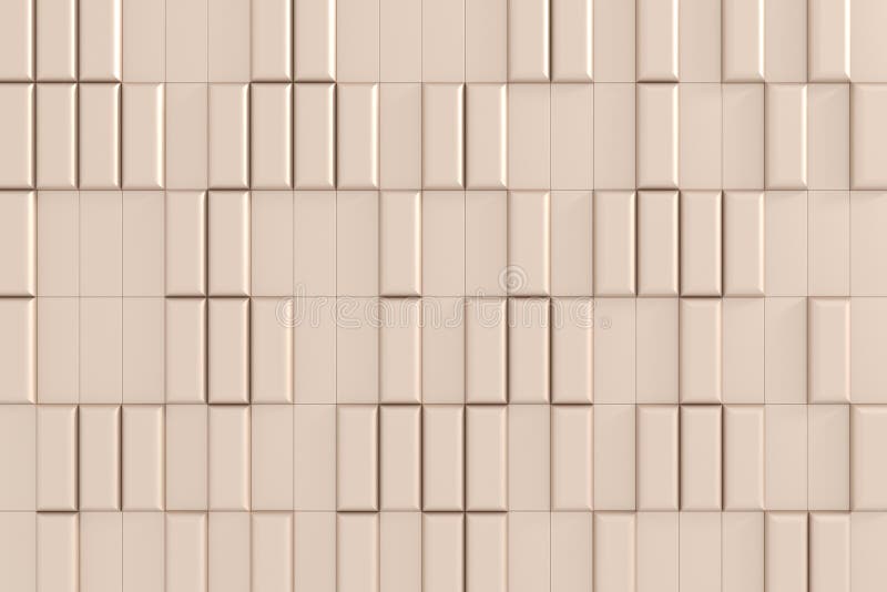 Modern Wall Design. Abstract Background of Rectangle Stock Illustration ...