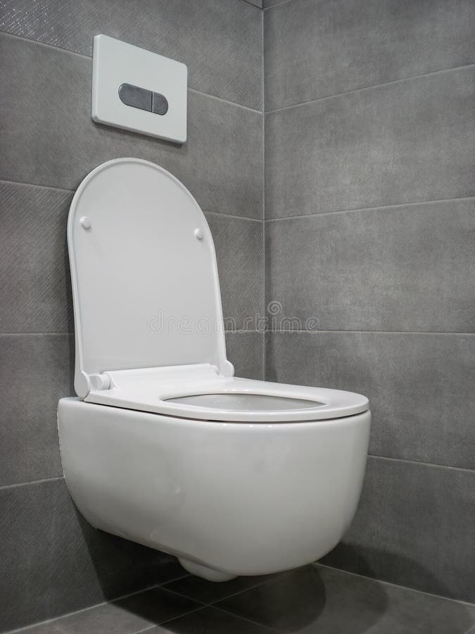 Modern Wall Hung Toilet Bowl Hanging Stock Photos - Free & Royalty-Free ...