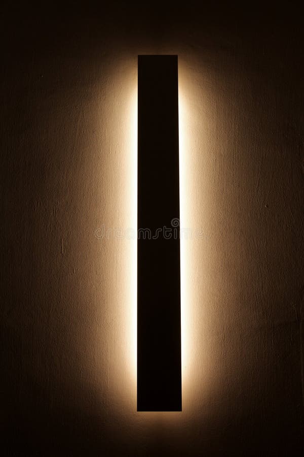 Modern Wall Lamp, Interiors of a Home Stock Photo - Image of moderna ...