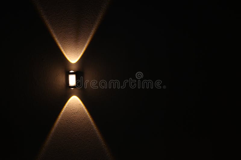 Lamp Shade Creating Light and Shadow Stock Image - Image of electricity ...