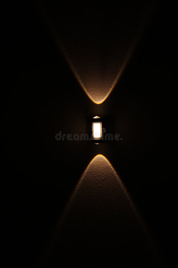 Lamp Shade Creating Light and Shadow Stock Image - Image of white ...