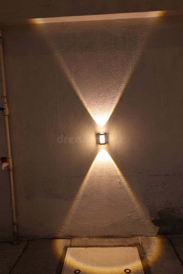 Lamp Shade Creating Light and Shadow Stock Photo - Image of circle ...