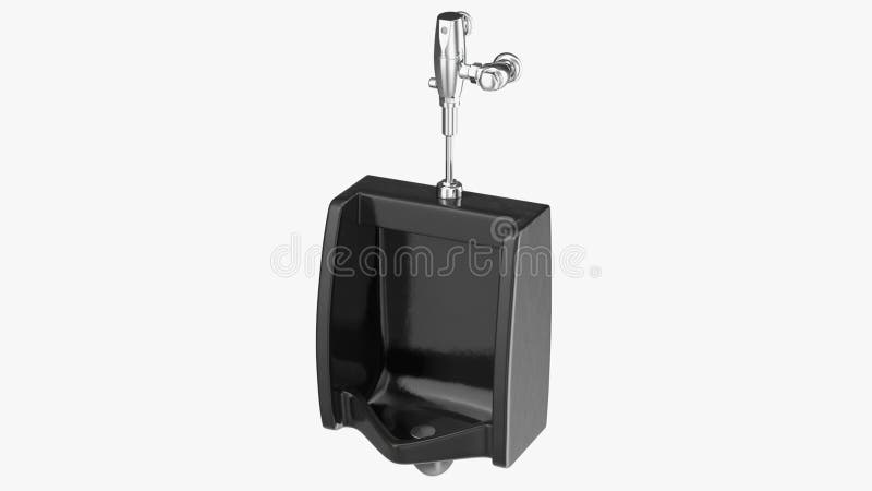 Modern Wall Mounted Commercial Bathroom Urinal Fixture Stock Photo ...