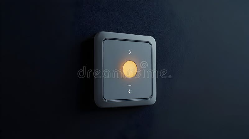 Modern Wall-Mounted Smart Home Light Control Panel with Simple Design ...