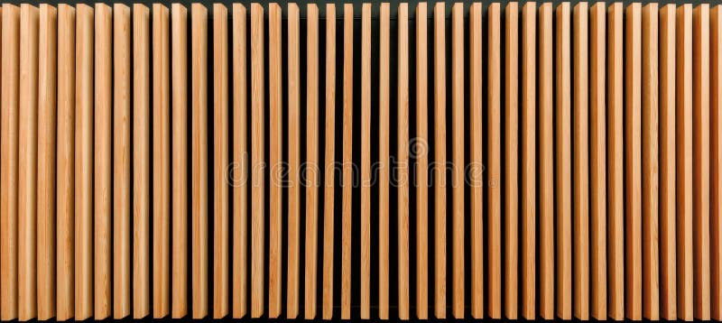 Modern Wall. Wooden Slats Background. Vertical Timber Planks Texture ...