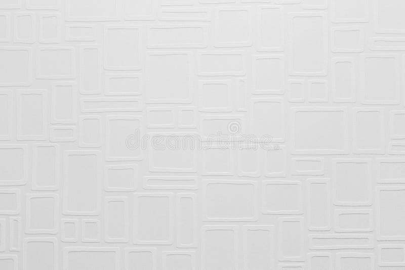 Modern Wallpaper with Squares and Shapes on Wall Stock Photo - Image of ...