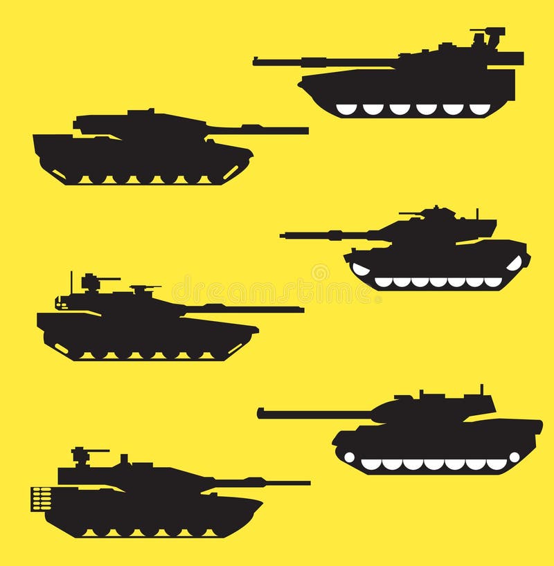 Wwii Tank Silhouette Stock Illustrations – 74 Wwii Tank Silhouette ...
